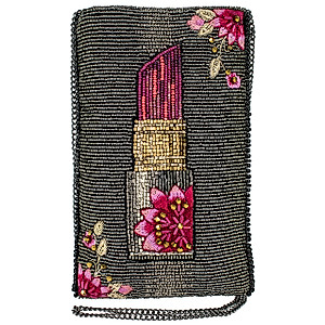 Mary Frances womens Glammed Up Crossbody Phone Sling Bag, Multi, Small US