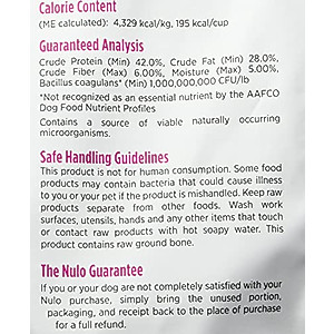 Nulo Freestyle Freeze-Dried Raw, Ultra-Rich Grain-Free Dry Dog Food for All Breeds and Life Stages with BC30 Probiotic for Digestive and Immune Health