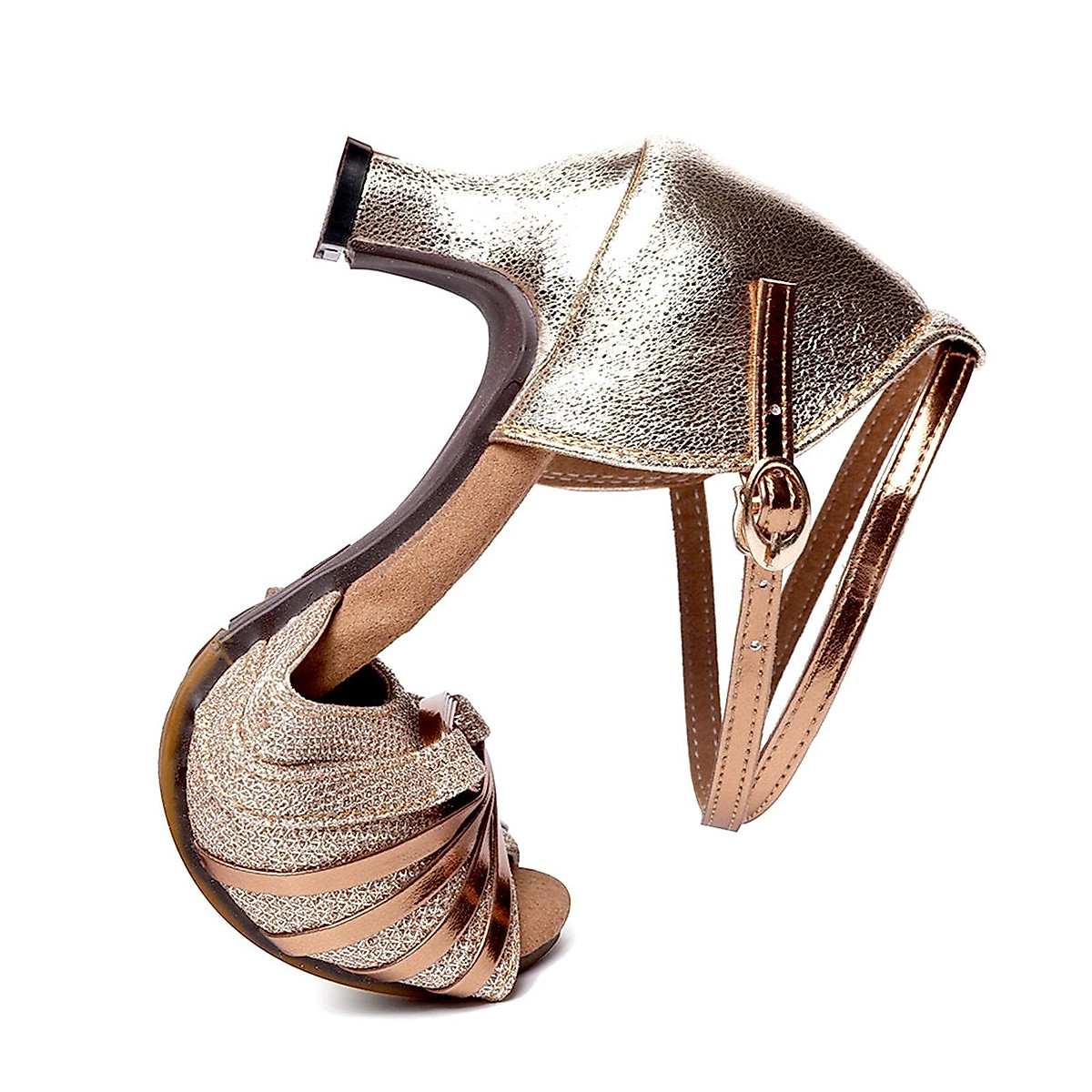 NLOMOCT Dance Shoes For Women Low Heel Women Ballroom Dance Shoes Latin Salsa Bachata Performance Sparkly Dance Dancing Shoes