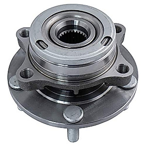 TRQ Front Wheel Bearing & Hub Assembly Driver or Passenger Side for 2004-2006 Infiniti G35X All Wheel Drive Models