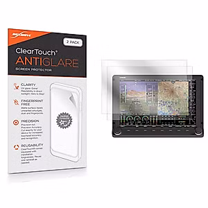 BoxWave Screen Protector Compatible with Dynon Skyview HDX (10 in) - ClearTouch Anti-Glare (2-Pack), Anti-Fingerprint Matte Film Skin for Dynon Skyview HDX (10 in)
