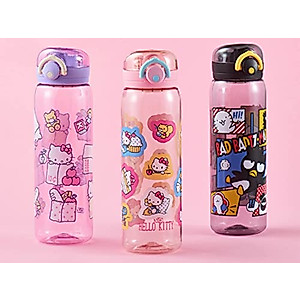 Everyday Delights Sanrio Hello Kitty Water Bottle with Strap 600ml - Purple