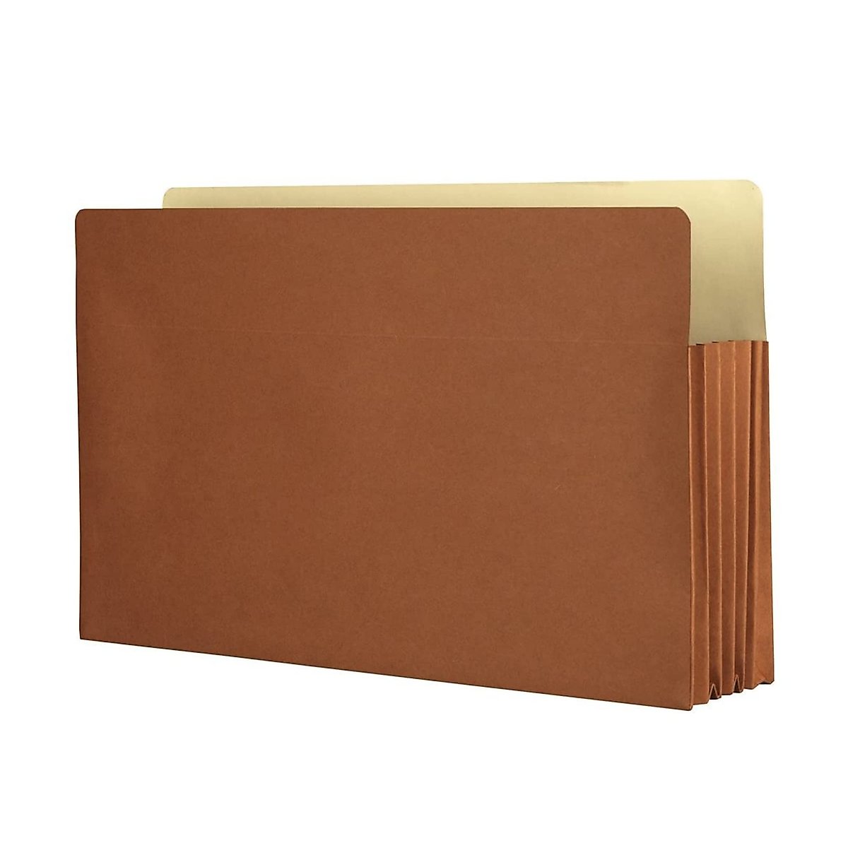 The File King Expanding Accordion File Folder - Legal Size | Box of 10 Redropes | 3.5” Expansion | Store and Organize Papers | Keep Records in One Place | Save Time Searching