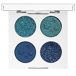 wet n wild Eyeshadow Fantasy Makers Fantasy Makers Pigment Palette, Metallic Shimmer Eye Makeup Blue Me Away,1230434