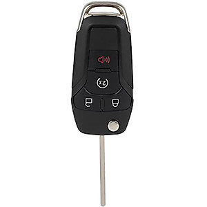 ANGLEWIDE Car Key Fob Keyless Entry Remote Replacement for 2015-2020 for f-ord for F-150 for F-250 for F-350 SUPER DUTY (FCC: N5F-A08TDA) Black 1 pad