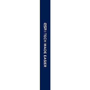 ESR Magnetic Wallet, Compatible with MagSafe Wallet, 3-Card Holder, Vegan Leather, for Secure-Grip Finger Loop, for iPhone 15/14/13/12 Series, Not for 13/12 Mini, Black