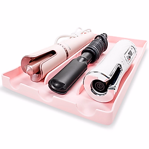 PROBLEM FIXED Hair Tool Organizer, 100% Food Grade Silicone, Up to 428F Heat Resistant, Hot Tools Organizer, Hair Styling Tools Organizer, 14.75" x 9.5" x 1"