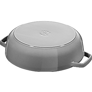 Staub 12612418 – Bräter Chistera 24 cm grau induktionsgeeignet 40511 – 471 – 0 (H. Nr.)