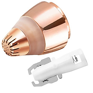 Replacement Heads for Finishing Touch Flawless Brows Eyebrow Facial Hair Remover, Rose Gold - Pack of 4