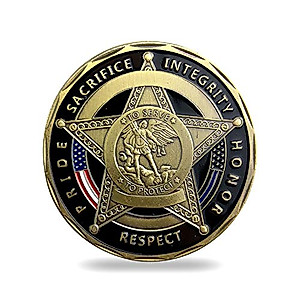 BHealthLife US Police Department Challenge Coin Saint Michael Protect Law Enforcement Policeman's Prayer