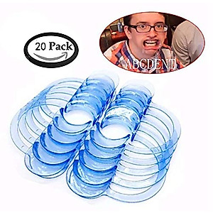 Mouth Openers for Speak Out Game,Standard Dental Mouth Opener (Set of 20 Pieces) - Cheek and Lip Retractor - Clear Medium Size