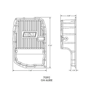 B&M 70392 Cast Alum (Deep Pan)