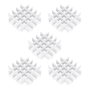 Croing 𝘿𝙧𝙖𝙬𝙚𝙧 𝙊𝙧𝙜𝙖𝙣𝙞𝙨𝙚𝙧 Drawer Dividers (40 pcs)