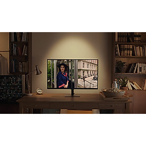 SAMSUNG 32" M7 Smart Monitor&Streaming TV, 4K UHD, Adaptive Picture, Ultrawide Gaming View, Watch Netflix, HBO, PrimeVideo, AppleAirplay, Alexa,BuiltIn Speakers, Remote,HDMI,USB-C,LS32AM702UNXZA,Black