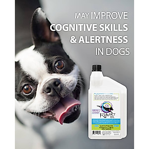 C8 MCT Oil Keto Friendly Sourced from Coconut Oil for Dogs - Human Grade, 32 oz, Developed in USA by PhD Nutrition