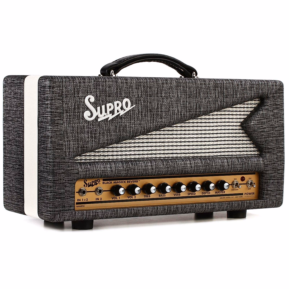 Supro 1696RTH Black Magick Reverb 25-watt Class A Tube Head