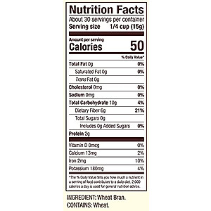 Bob's Red Mill Wheat Bran, 16-ounce (Pack of 4)