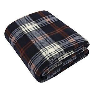 50x60 Throw Blankets, Plaid Fleece Throw Blankets for Bedroom, Couch, Livingroom, Chair, Pets, Outdoors