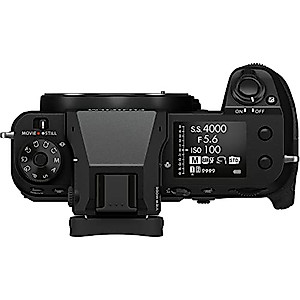 Fujifilm GFX 100S Medium Format Mirrorless Digital Camera (Black, 600022058) Bundle with Corel Editing Software + Large Camera Bag + Lens Cap Keeper + Deluxe Camera Cleaning Kit + More
