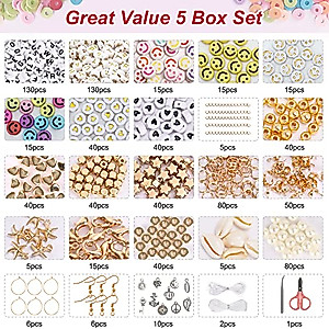 QUEFE 16860pcs, 128 Colors Clay Beads for Bracelet Making Kit Flat Round Polymer Clay Heishi Spacer Beads for DIY Crafts Necklace Jewelry Making Gifts