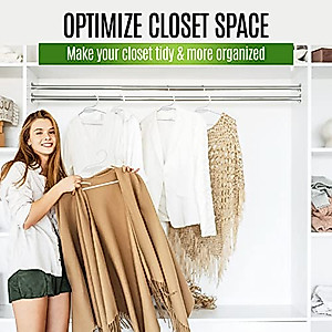 40 Plastic Hangers That Automatically Show They are Ready to Use, Extra Closet Space, Don't Stretch Shirt Collars