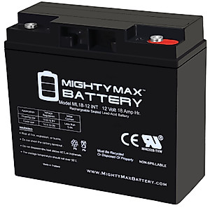 Mighty Max Battery 12V 18AH SLA Internal Thread Replacement Battery for ES1230