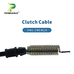 POSEAGLE 2 Pack 946-04642a Drive Engagement Cable Compatible with MTD 946-04642a, 946 04642a, Craftsman 946-04642, 946 06462, 746-06462 for Some MTD 2-Stage Snow Throwers (2009–2012)