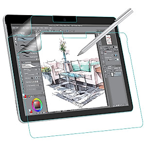 MoKo 2Pack PET Matte Screen Protector for Microsoft Surface Go 10.5 inch (2018/2020/2021/2023), Write, Draw and Sketch with Surface Pen, Anti Glare