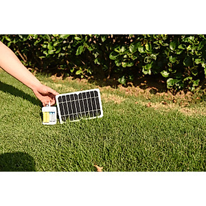 AA & AAA Rechargeable Batteries Solar Charger for 1.2V AA & AAA Batteries with 3 Watt Solar Panel and 4-Bay USB AA & AAA Charger