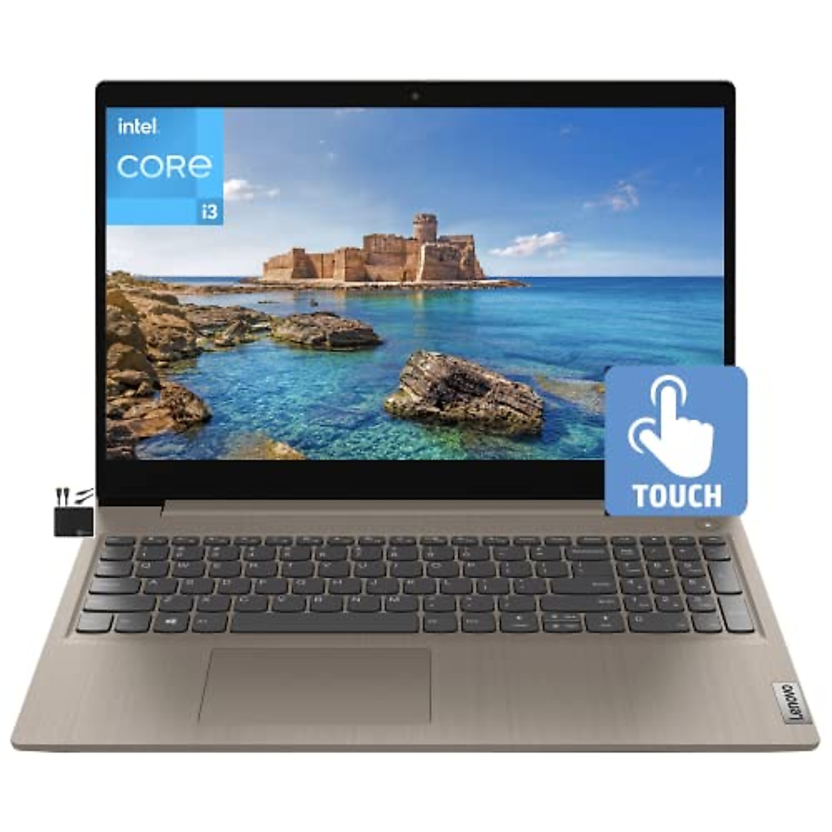 Lenovo 2022 Newest IdeaPad 3 15.6" HD Touchscreen Laptop Computer, Intel Dual Core i3-1115G4 (Upto 4.1GHz,Beats i5-1030G7), 12GB RAM, 256GB SSD, UHD Graphics,Webcam, 7+ Hours, Win 11 S +MarxsolCable