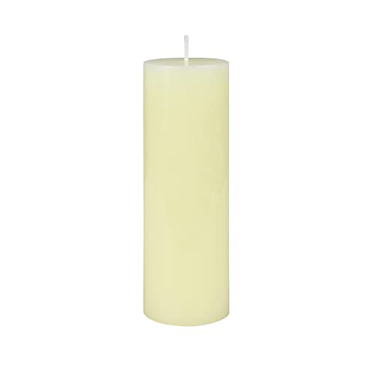 Zest Candle Pillar Candle, 2 by 6-Inch, Pale Ivory