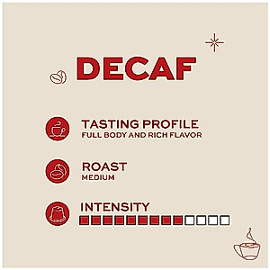 Kimbo Espresso Decaffeinato Ground Coffee - Blended and Roasted in Italy - Medium Roast with a Full-body Rich and Smooth Flavor - 8.8 oz Can