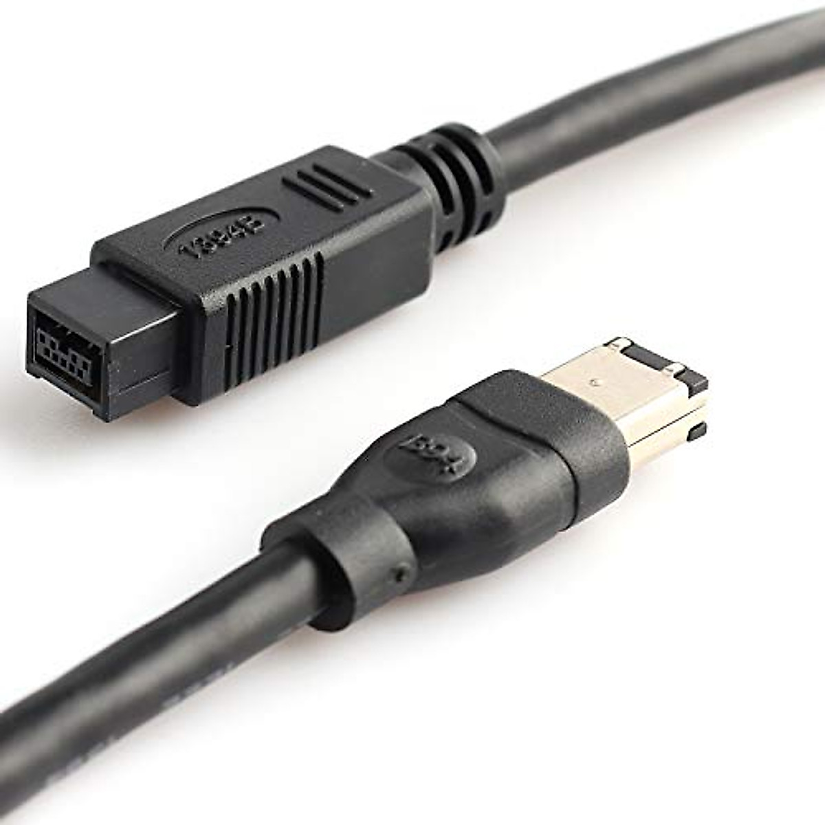PASOW FireWire 800 to 400 9 to 6 pin Cable (9pin 6pin) 6FT, IEEE 1394 Firewire 800 9-pin/6-pin Cable 6 Feet(9 pin to 6 pin)
