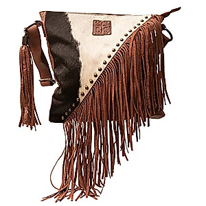 STS Cowhide Teton Crossbody in Urban Red-Brown STS33589