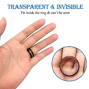 Ring Size Adjuster for Loose Rings Women 57pcs Invisible Transparent Ring Sizer Reducer Spacer Men Ring Fitter