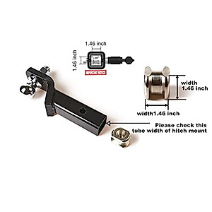 GGC4X4 Premium Anti-Rattle Hitch Lock Pin, Bike Racks, or Boat Trailers Silence The Rattling Noise That Occurs While Towing.Tightening Hitch Pin.Bolt Lock.Dodge Journey. Hitch Locking Pin