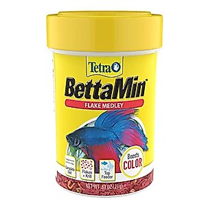 Tetra 16838 BettaMin Flakes, 0.81-Ounce,Blacks & Grays