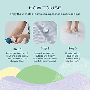 BodyRestore Shower Steamers Aromatherapy 6 Packs Box - Gifts for Mom, Gifts for Women & Men, Shower Bath Bombs, Eucalyptus, Citrus, Lavender, Rose, Tea Tree, Milk & Honey Essential Oils, Stress Relief