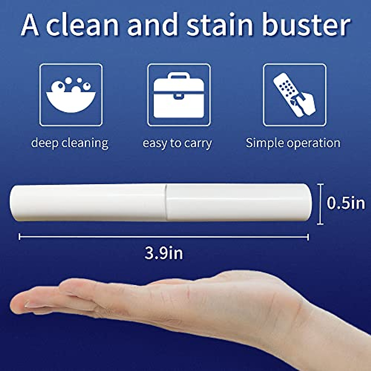 Bluetooth Headphone Cleaning Pen, Earbud Headphones Cleaning Kit with Dust Brush, Cleaning Tool for Cleaning Dust from The Crevices of Headphones, Bluetooth Headphone Cases, Keyboards, and Cameras