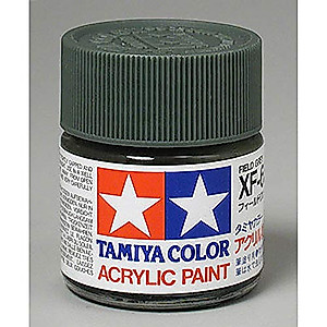 Tamiya Acrylic XF65 Flat Field Grey TAM81365 Plastics Paint Acrylic