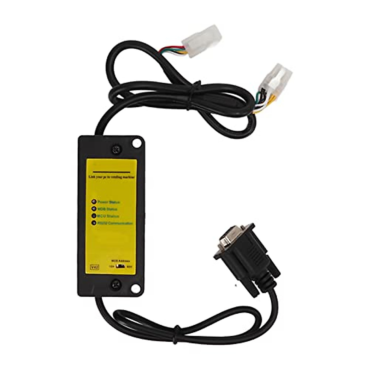 Vending Machine Interface Module, Cashless Payment Rs232-mdb Interface Module Strong Practicability ABS Material Easy to Use PC Interface to MDB Adapter Box