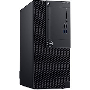 Dell Optiplex 3070 Intel Core i5-9500 X6 3GHz 8GB 512GB SSD Win10, Black (Renewed)