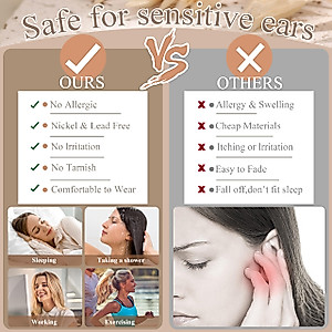 FASACCO 21Pairs Stainless Steel Earrings Silver Hoop Stud Earrings Sets for Multiple Piercing Small Tiny Stud Earrings Small Huggie Hoop Earrings