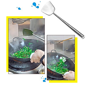 Sunrise Kitchen Supply All Stainless Steel Wok Shovel #2