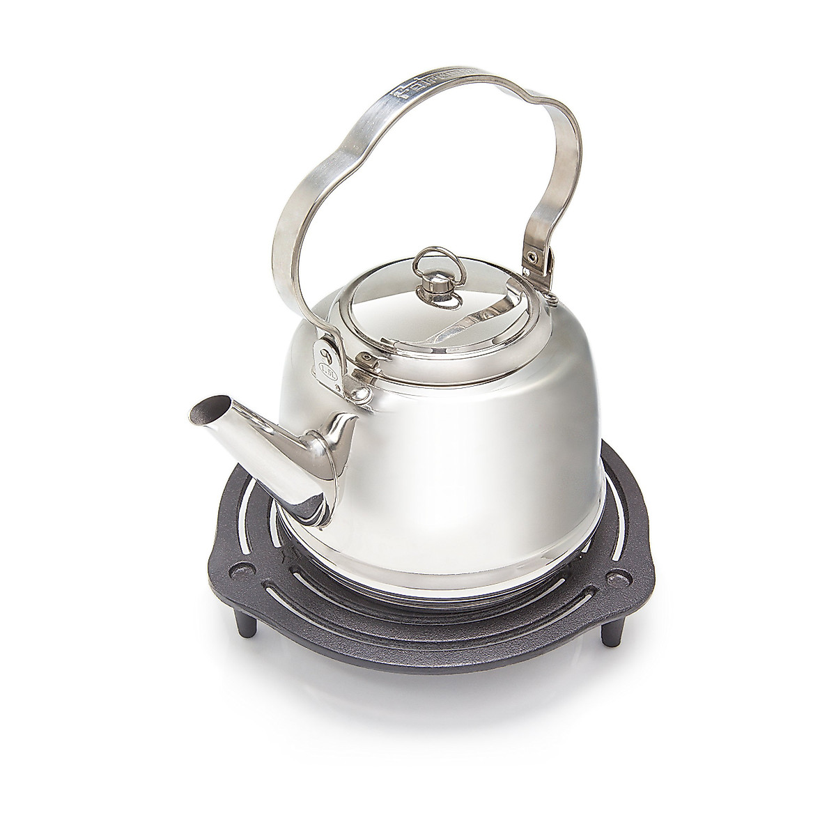 Petromax Cast Iron Stack Grate for Dutch Ovens, Prevent Bottom Burning and Evenly Distribute Heat, Can Also Place Directly in The Campfire or on The Table as a Trivet, 9"