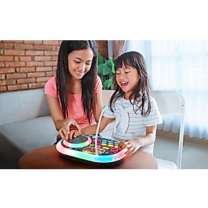 eKids LOL Surprise DJ Party Mixer Turntable Toy with Built in Microphone for Kids, Record and Mix Your Favorite Songs, for Fans of LOL Toys for Girls
