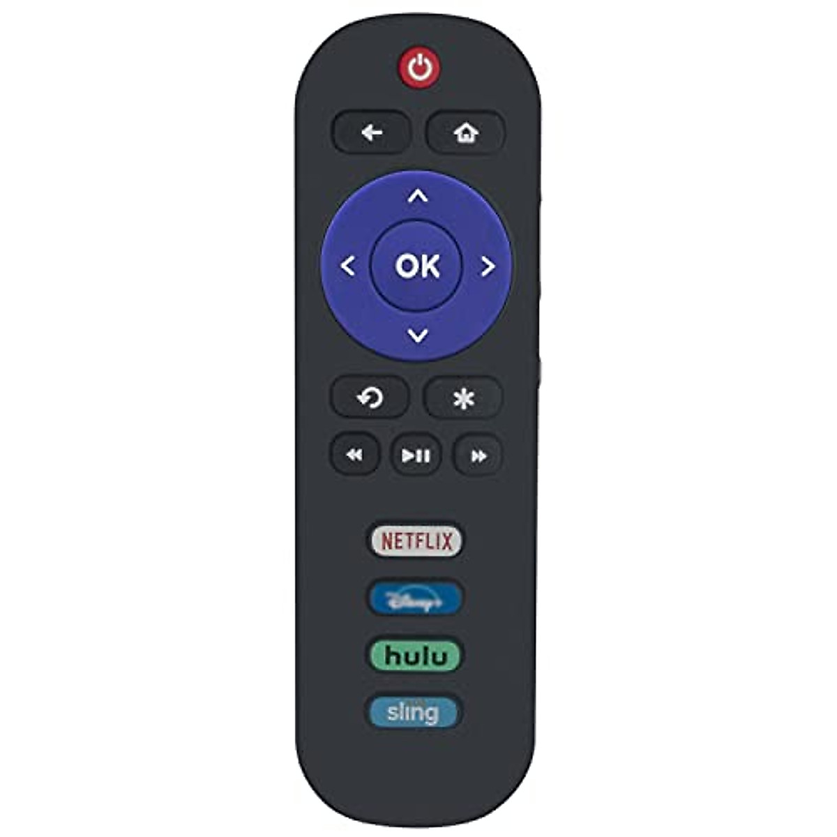Replacement Remote Control Applicable for TCL Roku TV 65S535 50S535 50S423 32S325 55S423 49S325 55S535 40S305 43S325 43S425 43S423 65S425 43S525 32S327 65S405 49S515 65S423 40S325 55S425 49S403 75S435