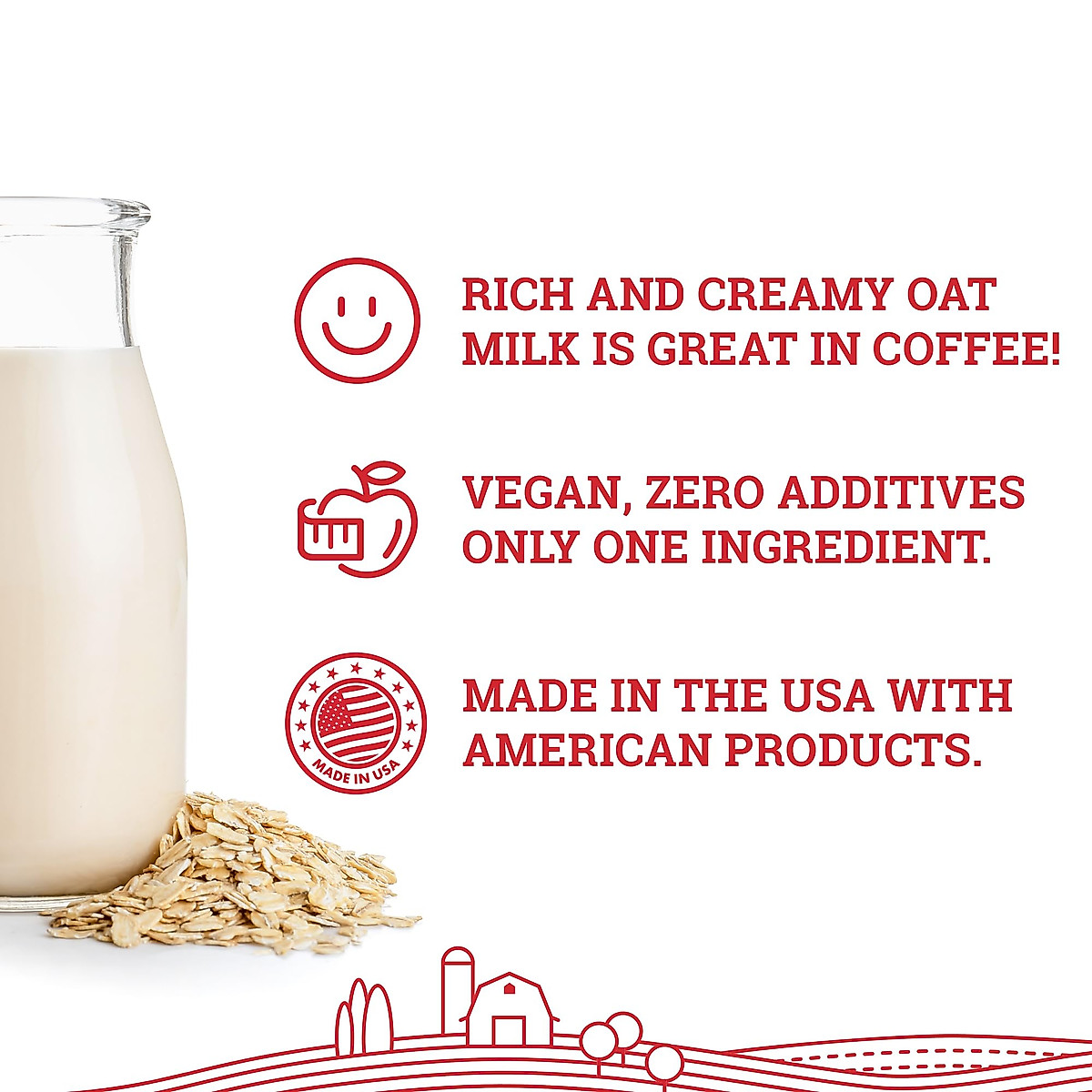 Hoosier Hill Farm Instant Oat Milk Powder, 3LB (Pack of 1)