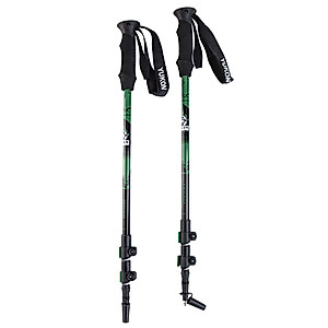 Yukon Charlie's Advanced 8x25 Inch Men's Snowshoe Kit with Aluminum Poles & Bag