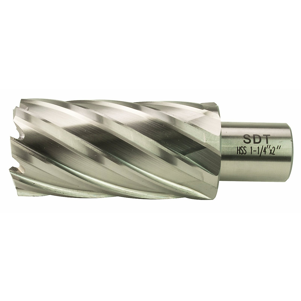 Steel Dragon Tools 1-1/4" x 2" High Speed Steel Annular Cutter with 3/4" Weldon Shank